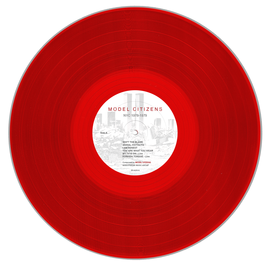 Model Citizens - NYC 1978-1979 - Red Vinyl LP w Insert