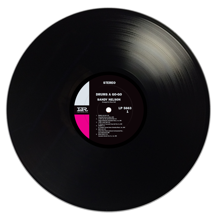 - Sandy Nelson - Drums A Go Go - Black Vinyl LP #LP-SUND-5663