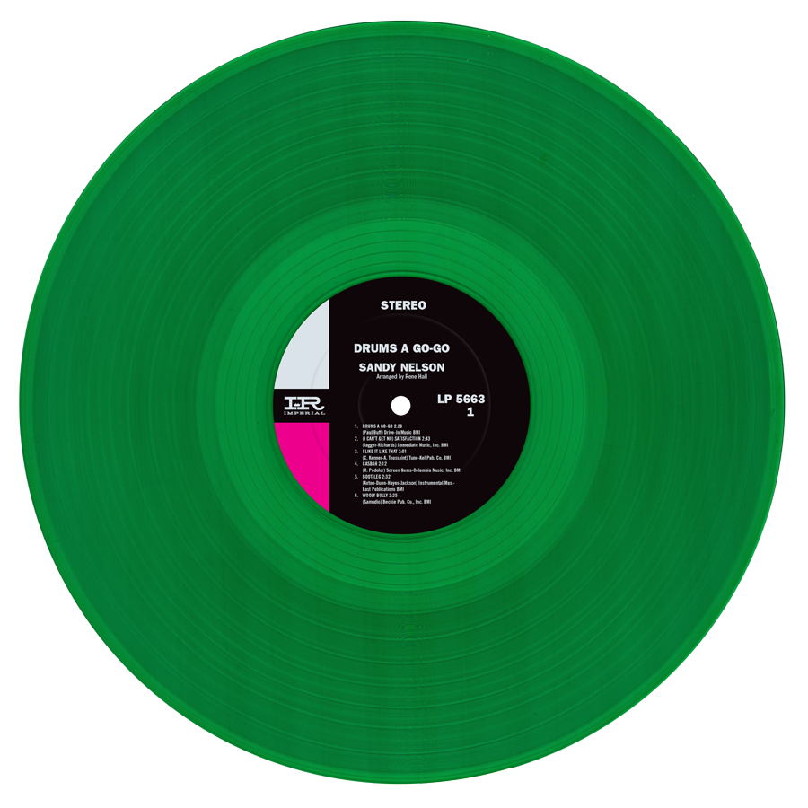 - Sandy Nelson - Drums A Go Go - Green Vinyl LP #LP-SUND-5663C