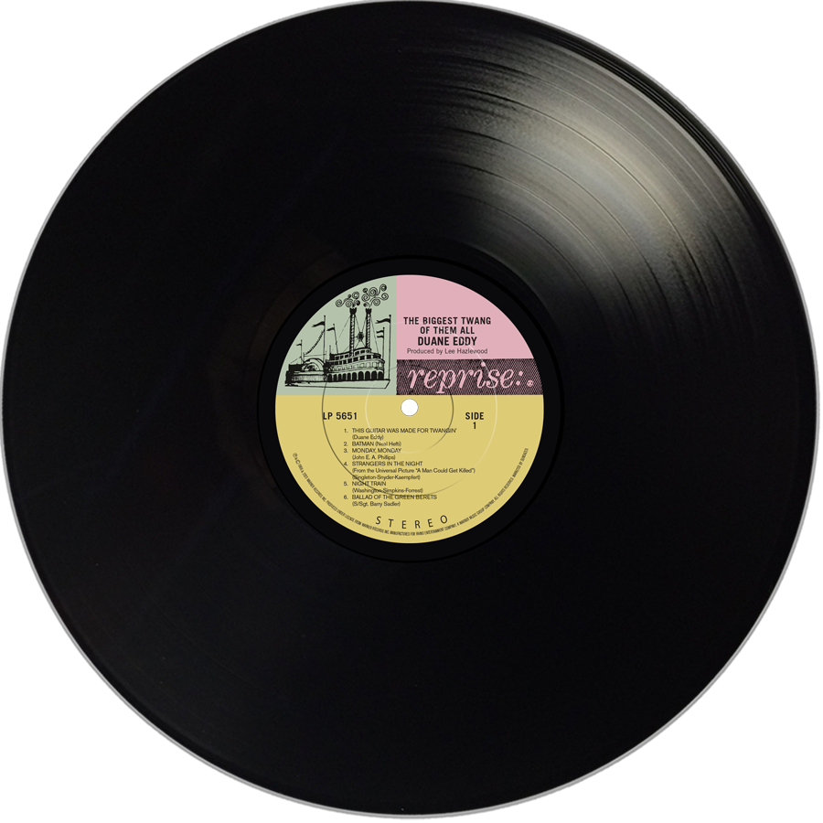 - Duane Eddy - The Biggest Twang of Them All - Black Vinyl LP #LP-SUND-5651